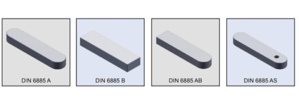 CHAVETAS PARALELAS DIN-6885/ DIN-6886 - Casoni